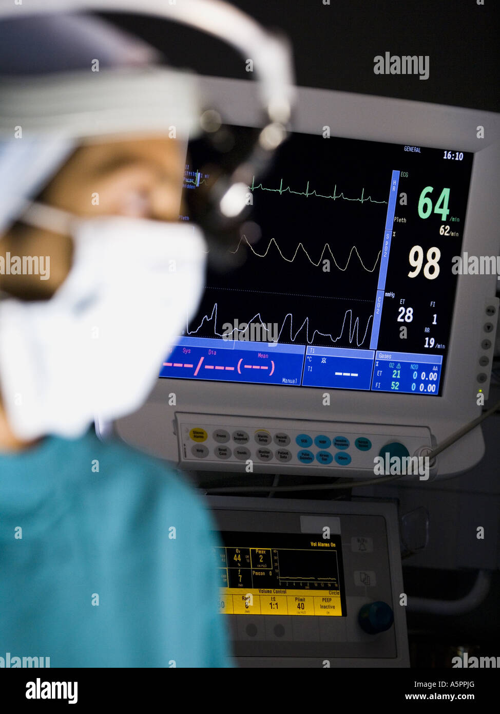 Female surgeon during surgery Stock Photo - Alamy