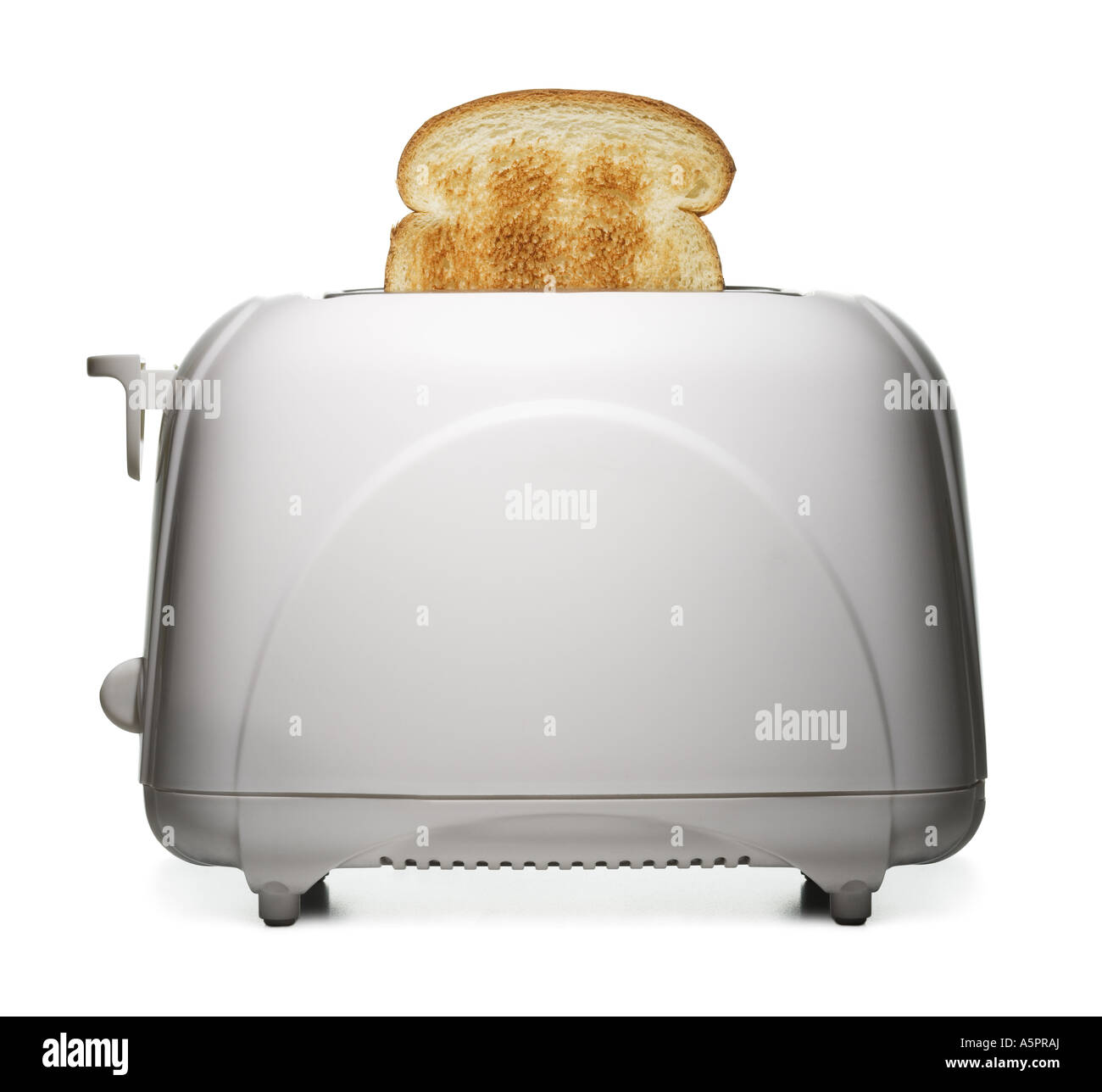Toast slices in a toaster Stock Photo - Alamy