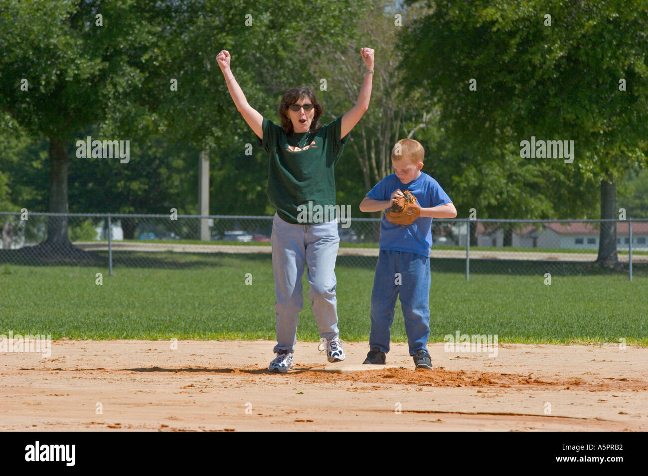 Softball base hi-res stock photography and images - Alamy