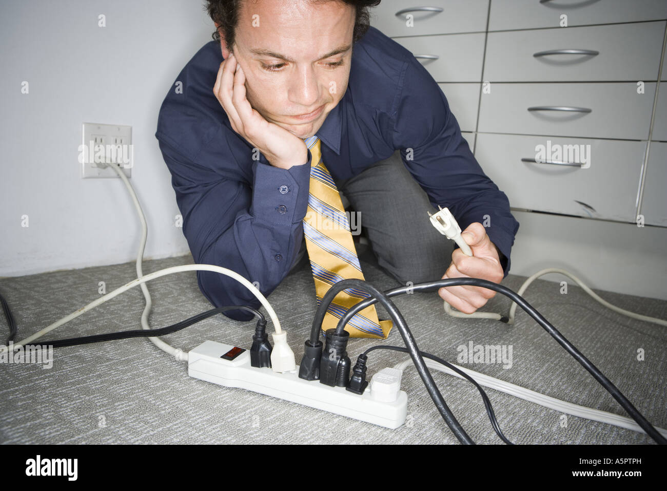 Cord frustration hair hi-res stock photography and images - Alamy