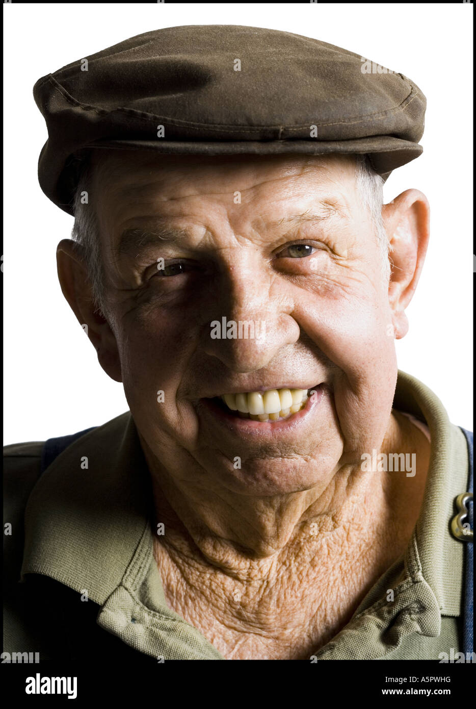Man wearing a flat cap hat hi-res stock photography and images - Alamy