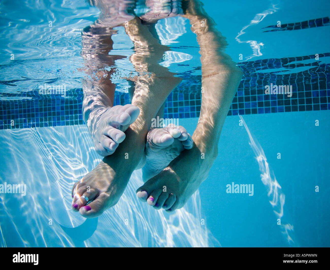 Two couples sitting by swimming pool hi-res stock photography and ...