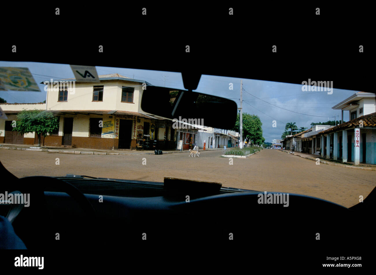SOUTH AMERICAN RD MOVIE 2 STREET SCENE IN GUAYARAMIRIN ON THE BRAZILIAN ...