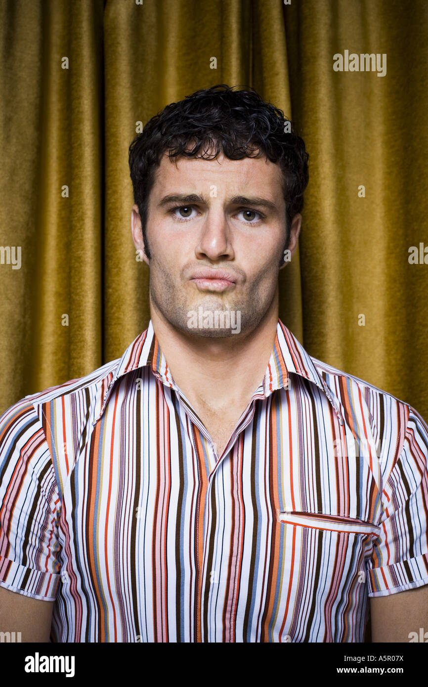 Portrait of man posing Stock Photo - Alamy