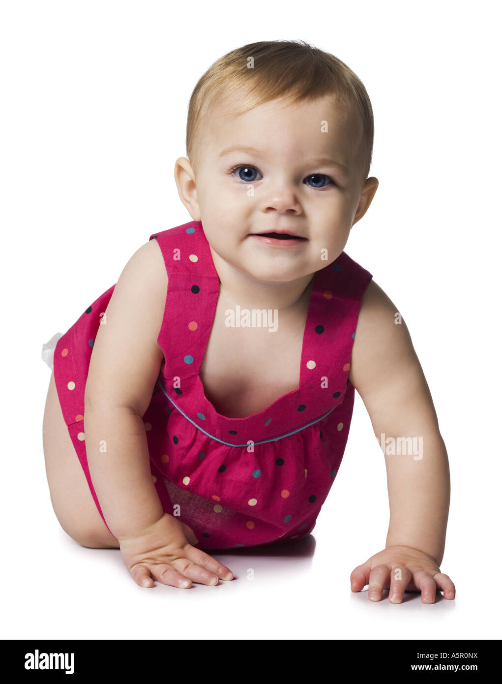 Crawling baby cutout hi-res stock photography and images - Alamy