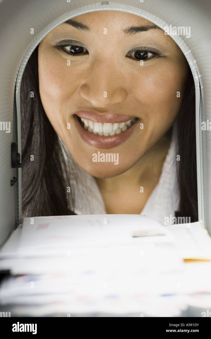 Getting mail at post office hi-res stock photography and images - Alamy