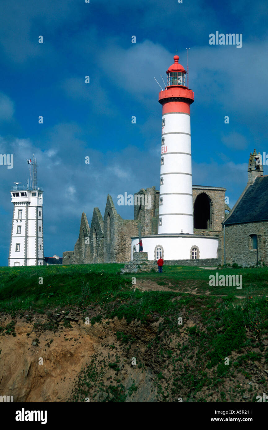 Lighthouse / Pointe de Saint-Mathieu Stock Photo - Alamy