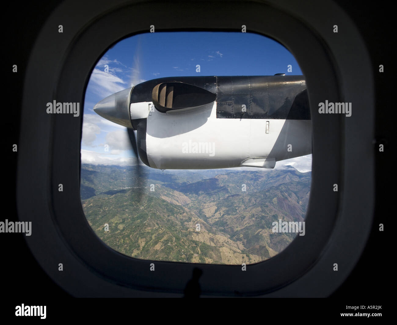 Looking out the window of an airplane Stock Photo - Alamy