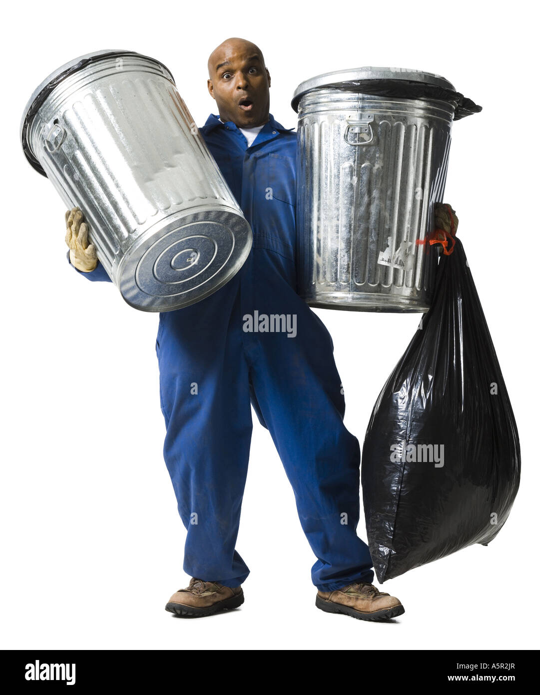 Trashman Cut Out Stock Images & Pictures - Alamy