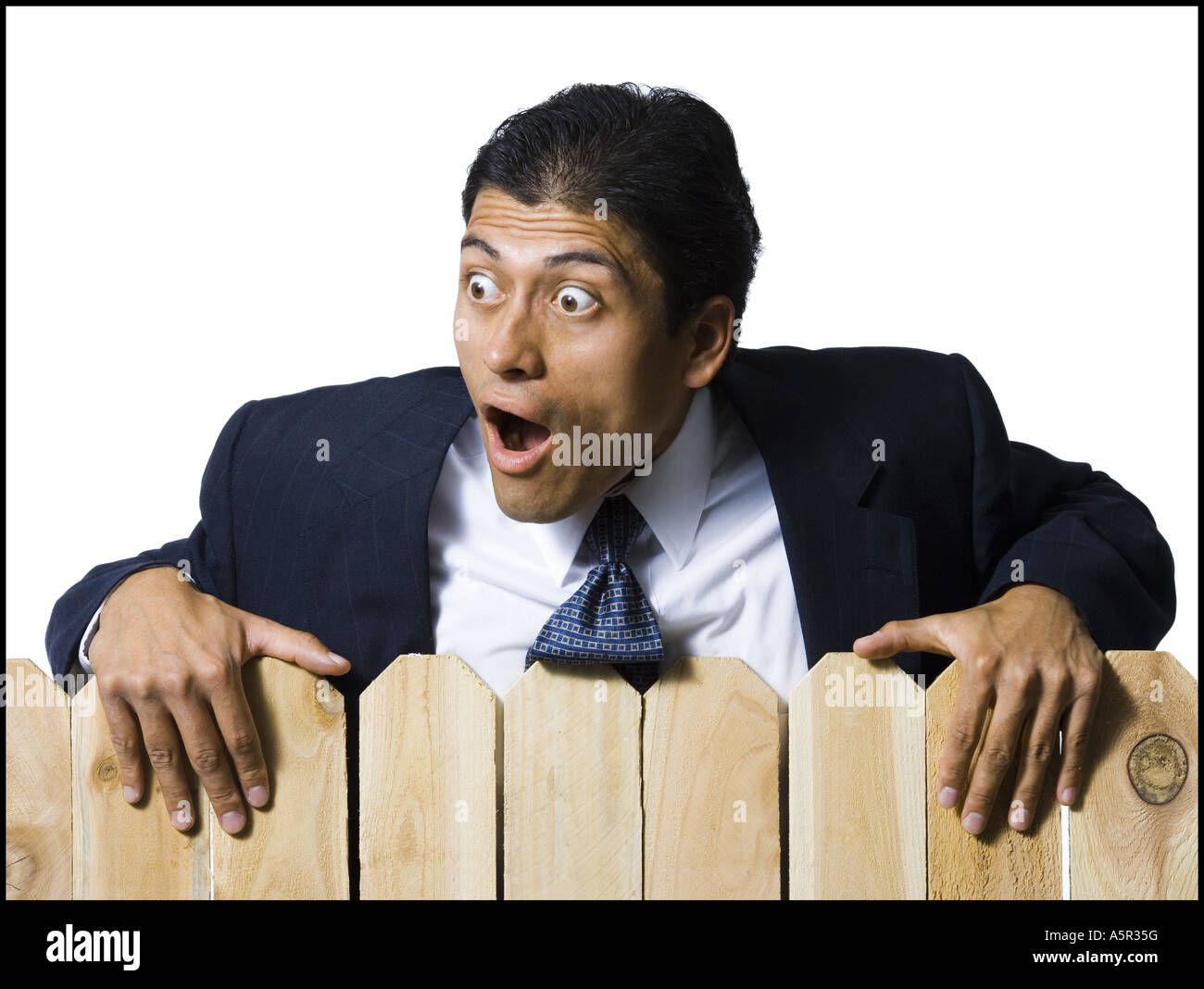 Wooden fence cut out hi-res stock photography and images - Alamy