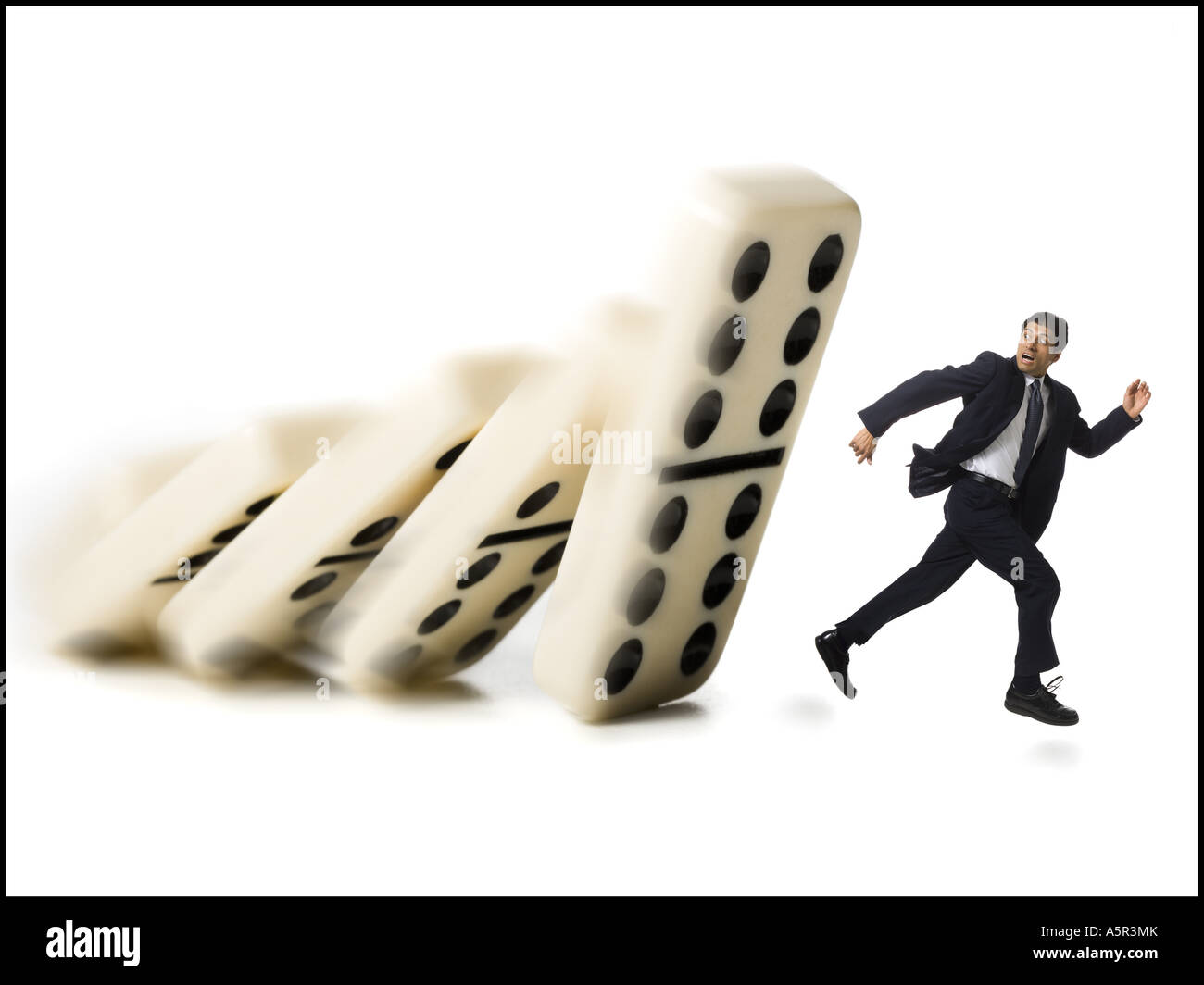 Dominoes falling cutout hi-res stock photography and images - Alamy