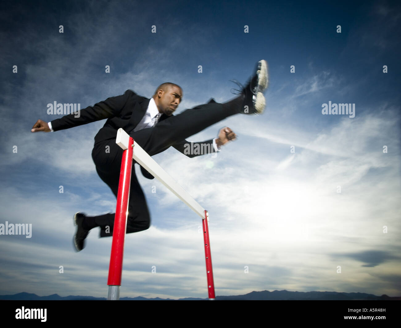 Businessman Hurdle Race High Resolution Stock Photography and Images ...