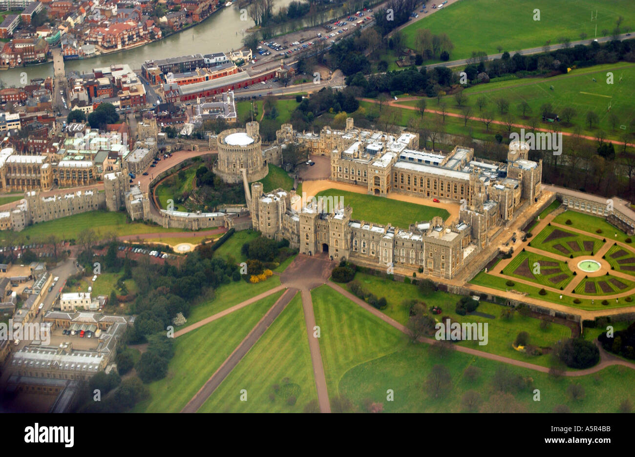 Windsor Castle Birds Eye View