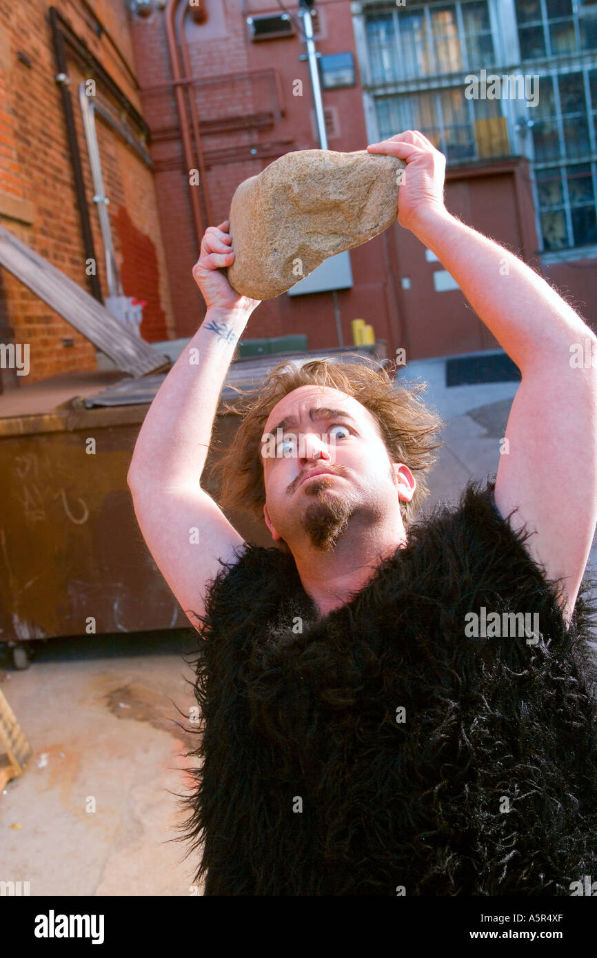 Caveman costume hi-res stock photography and images - Alamy