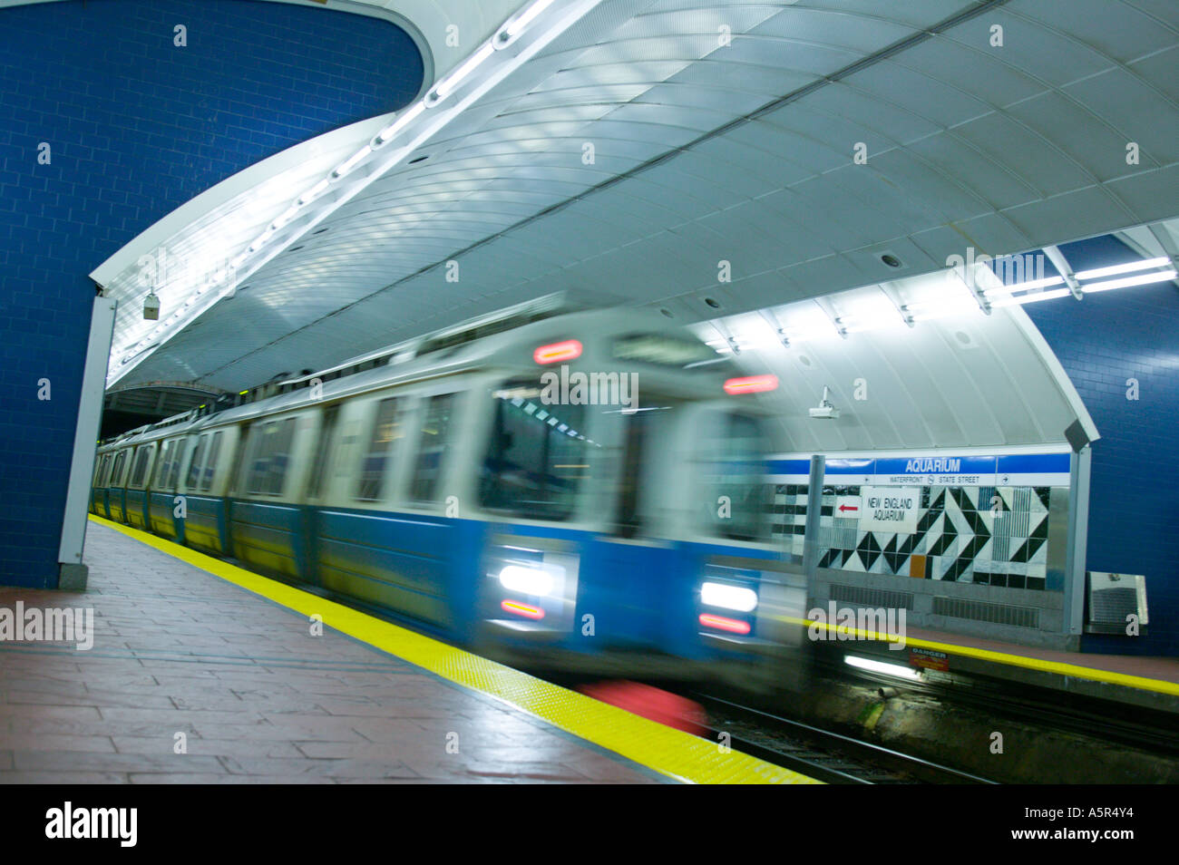 Subway Station Boston Massachusetts Stock Photo - Alamy