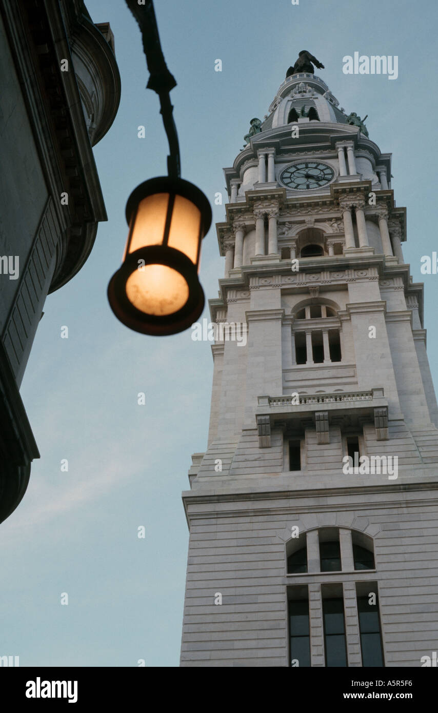 Philadelphia City Hall Tower Stock Photo - Alamy