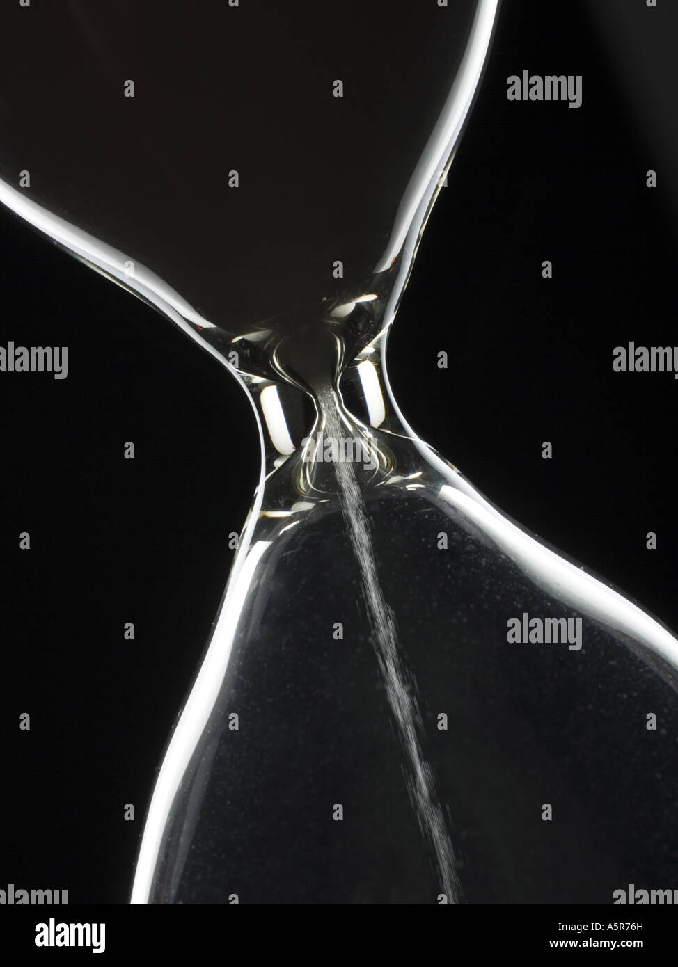 Detailed view of hourglass Stock Photo - Alamy