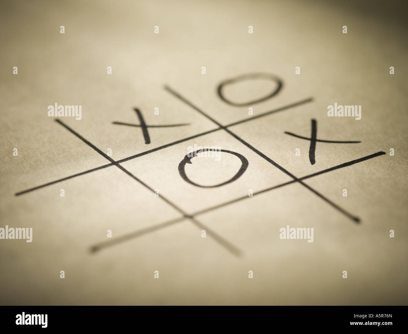 X s and O s game Stock Photo - Alamy