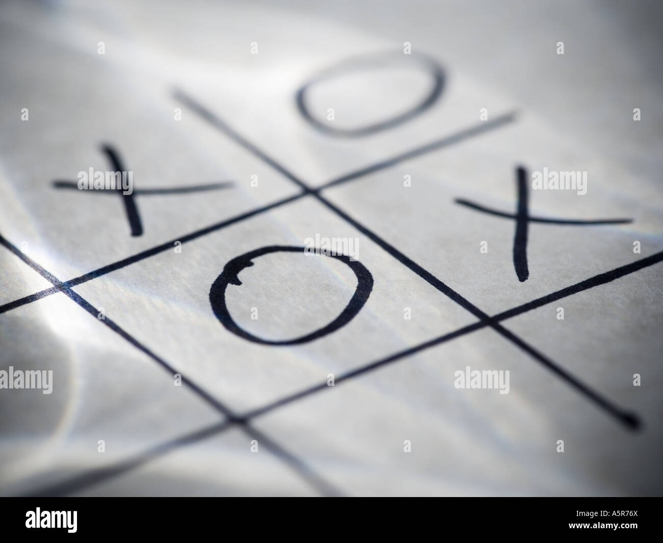 X s and O s game Stock Photo - Alamy