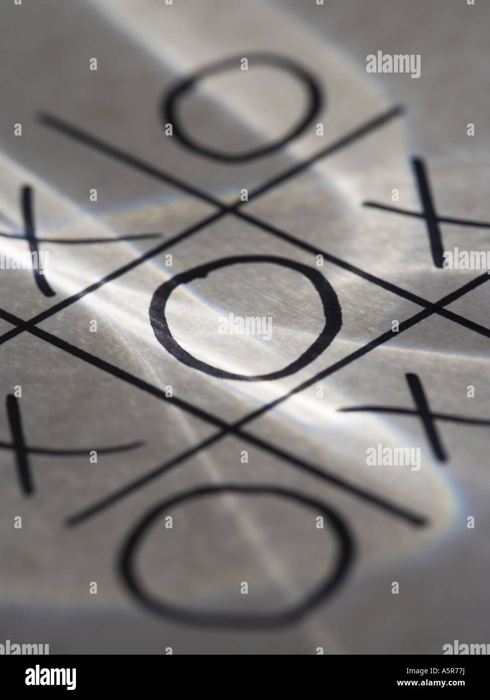 X s and O s game Stock Photo - Alamy