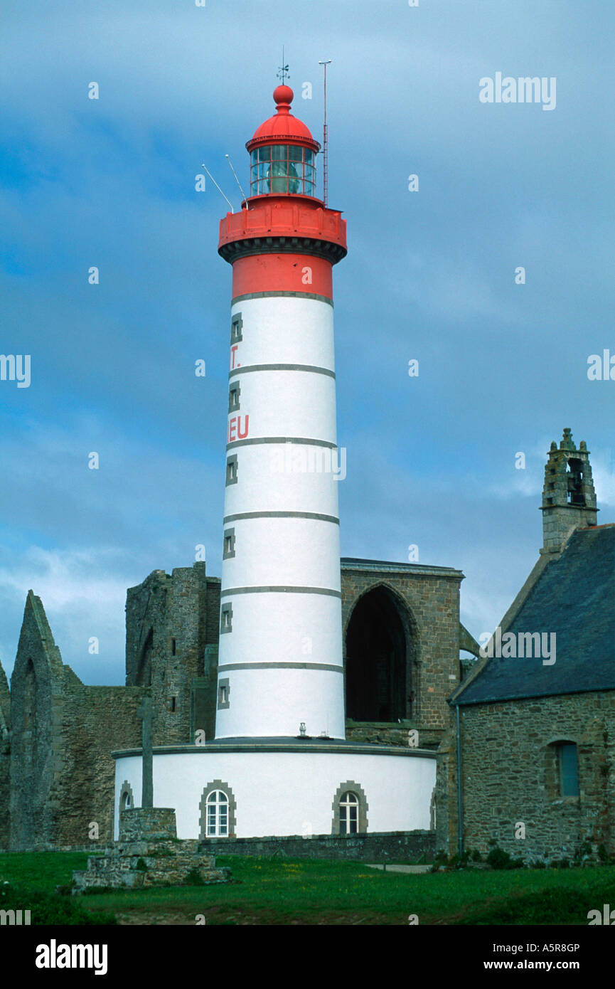 Lighthouse / Pointe de Saint-Mathieu Stock Photo - Alamy