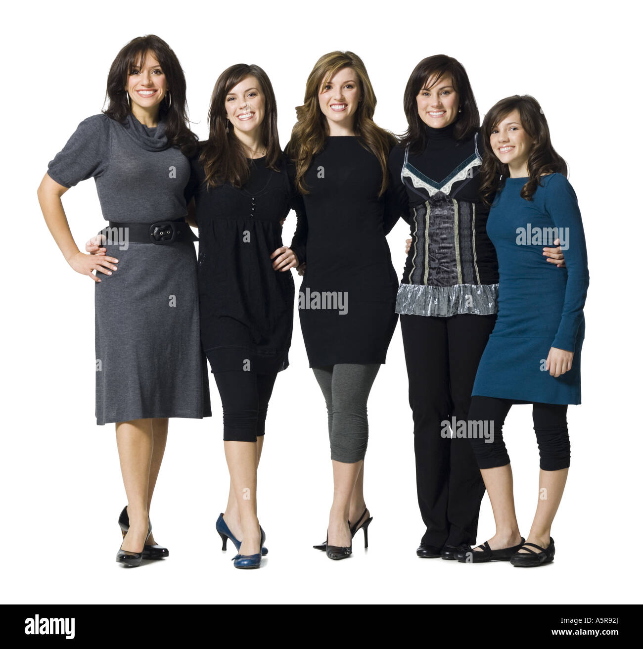 Portrait of five women Stock Photo - Alamy