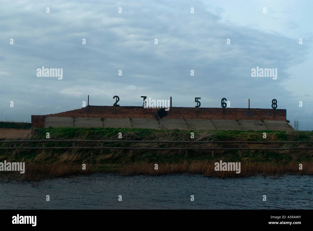 The firing range at Rainham Marsh which is now disused. 6139 Stock ...