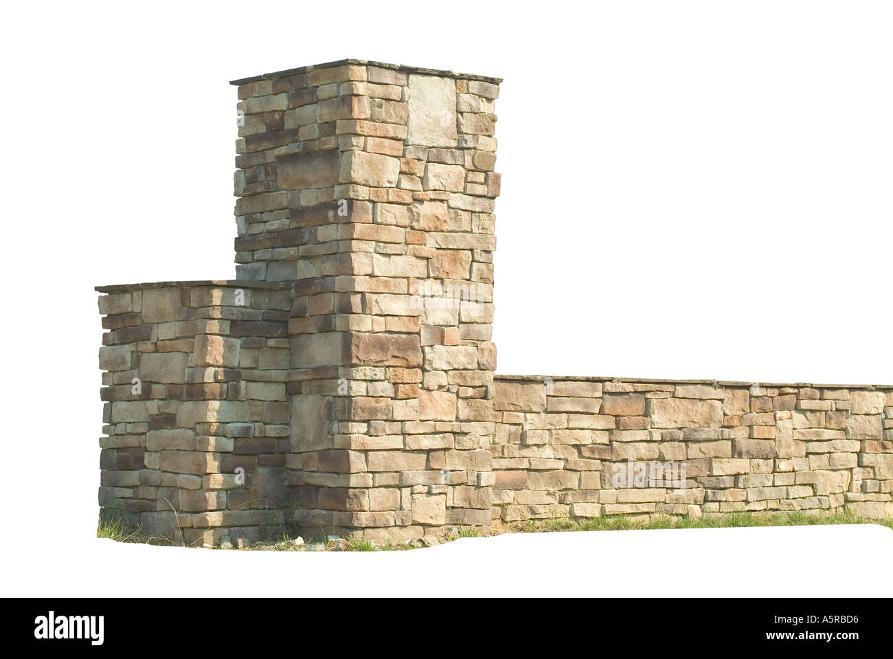 Stone Corner Pillar Stock Photo - Alamy