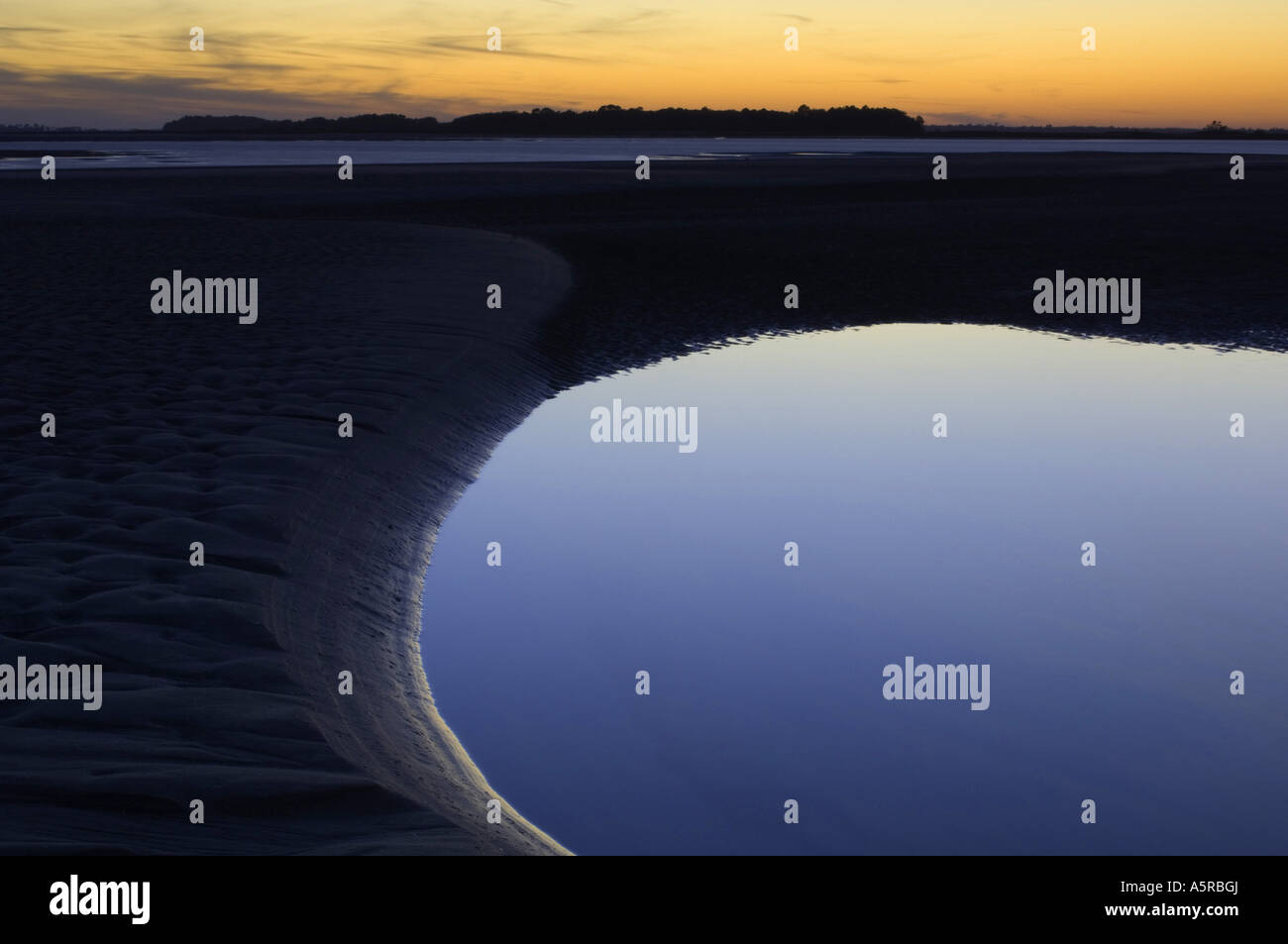 Pool of water in rock formation Stock Photo - Alamy