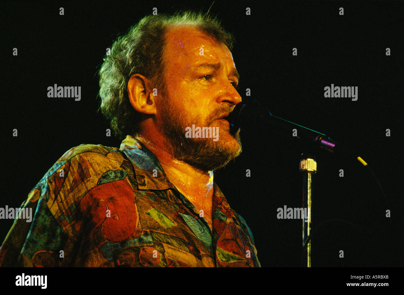 British singer Joe Cocker in concert "Rock in Rio", Brazil Stock Photo ...