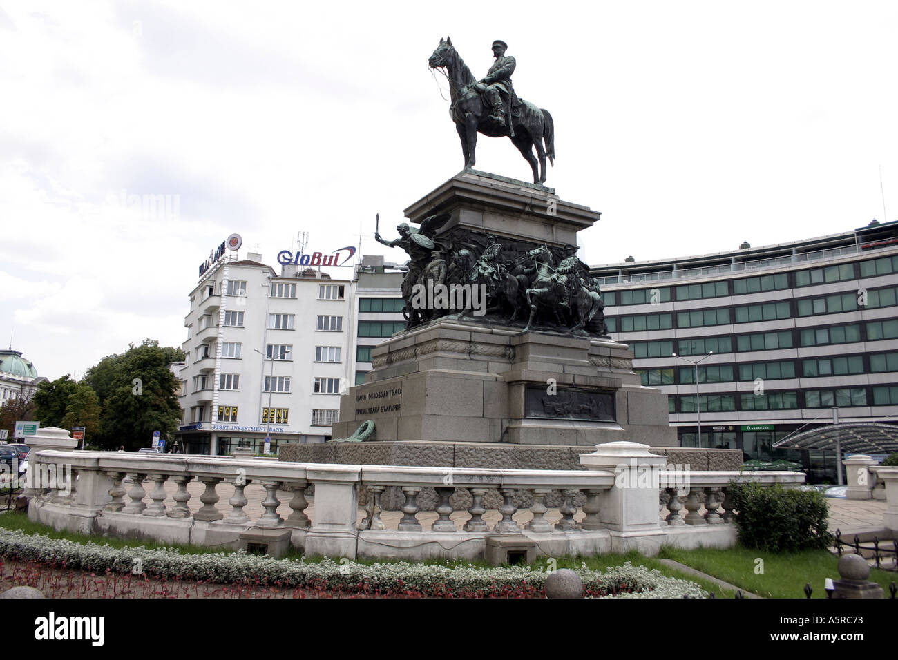 Monument to the Russian Tsar Liberator in Sofia Bulgaria Stock Photo ...
