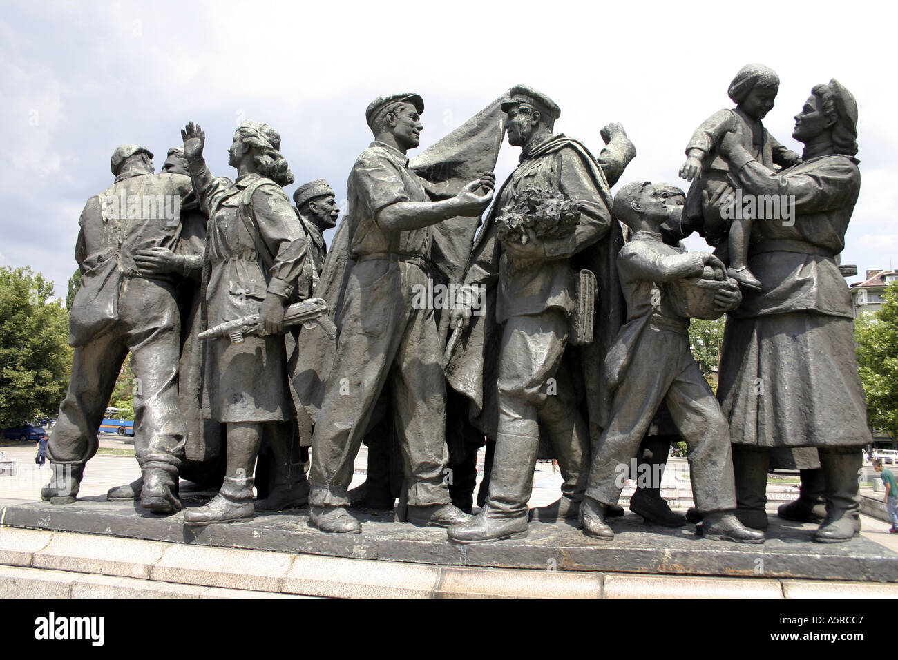 Soviet Army Monument Sofia Bulgaria Stock Photo - Alamy