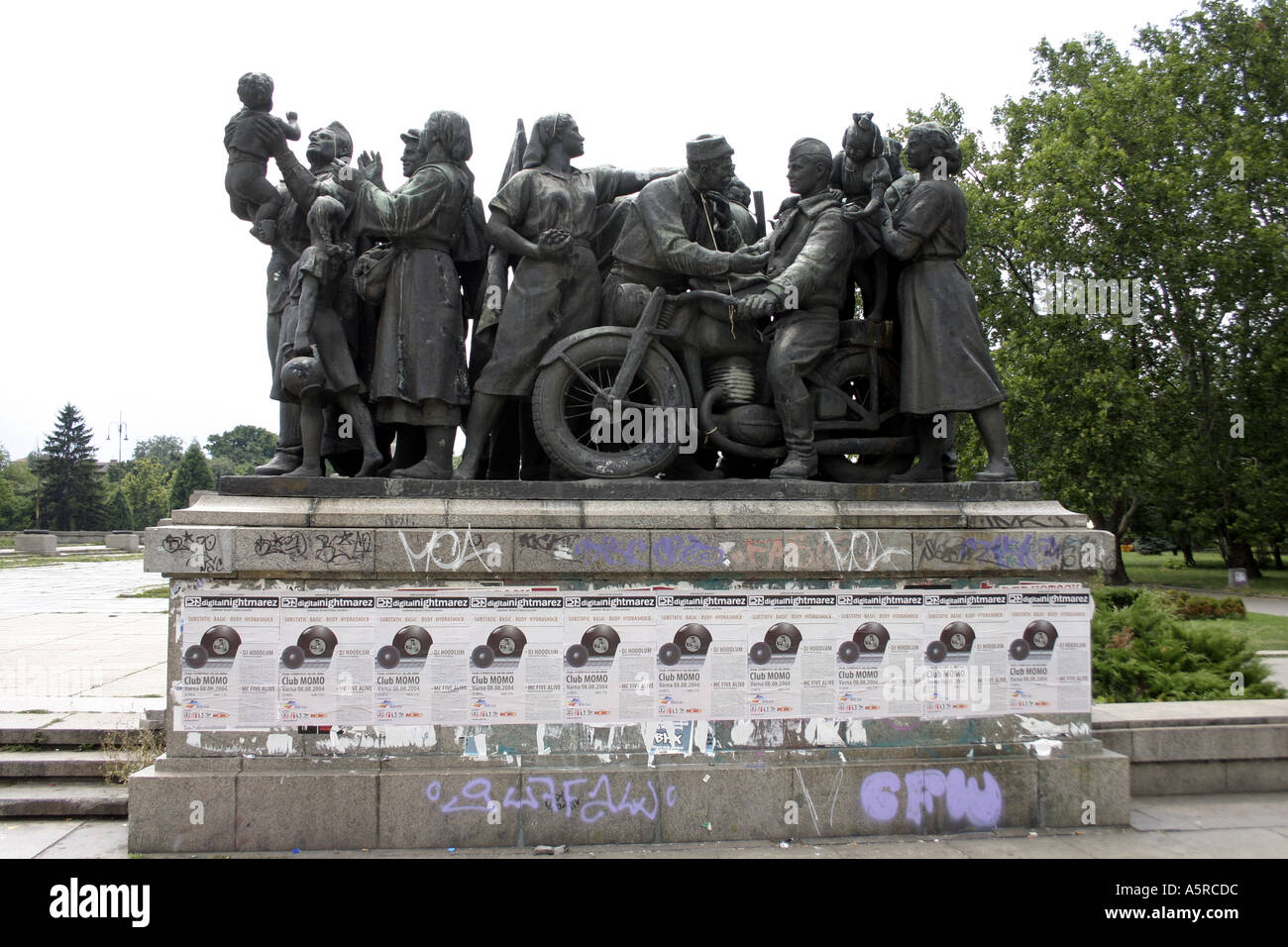 Soviet Army Monument Sofia Bulgaria Stock Photo - Alamy