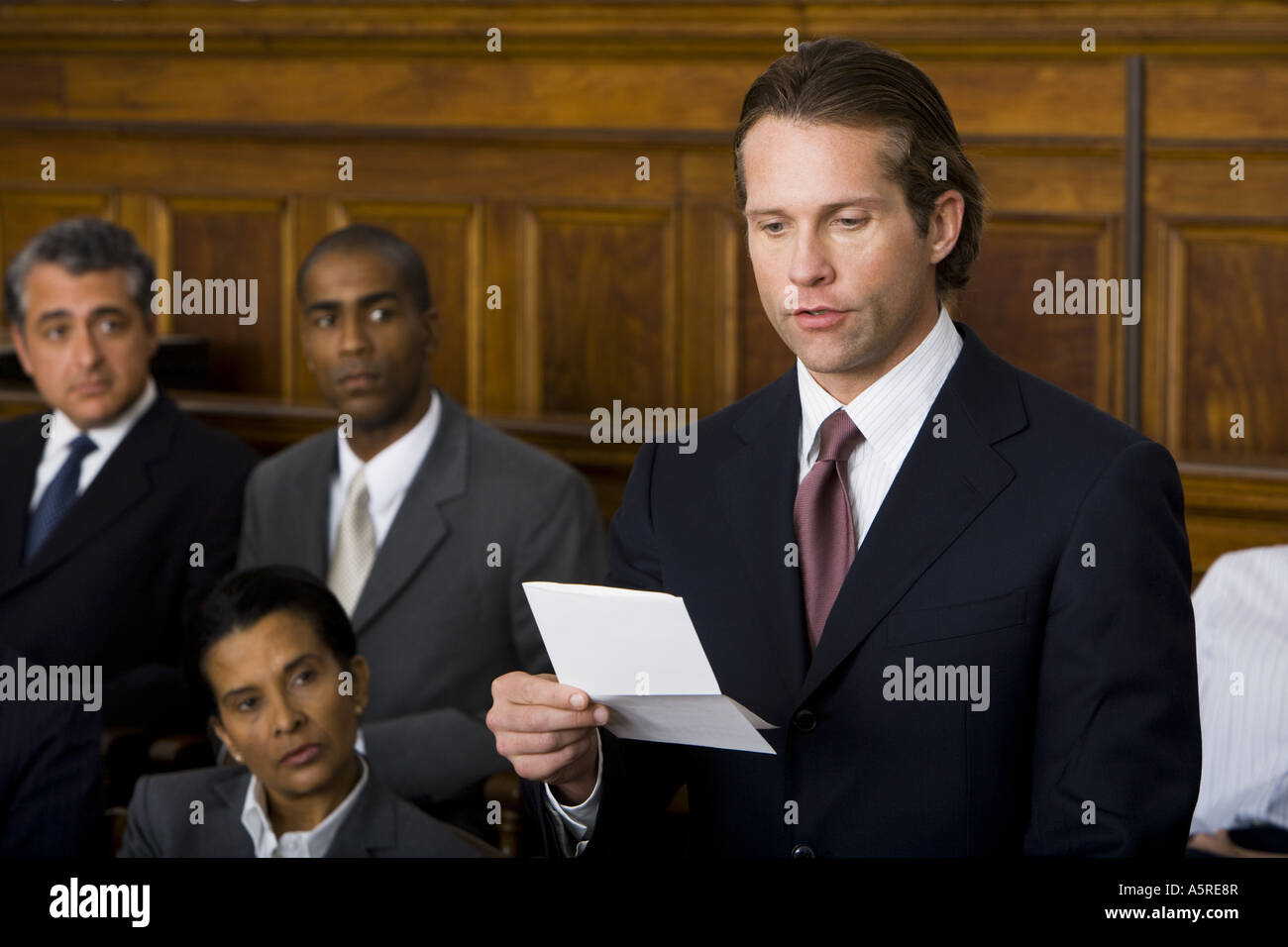 Jury box hi-res stock photography and images - Alamy