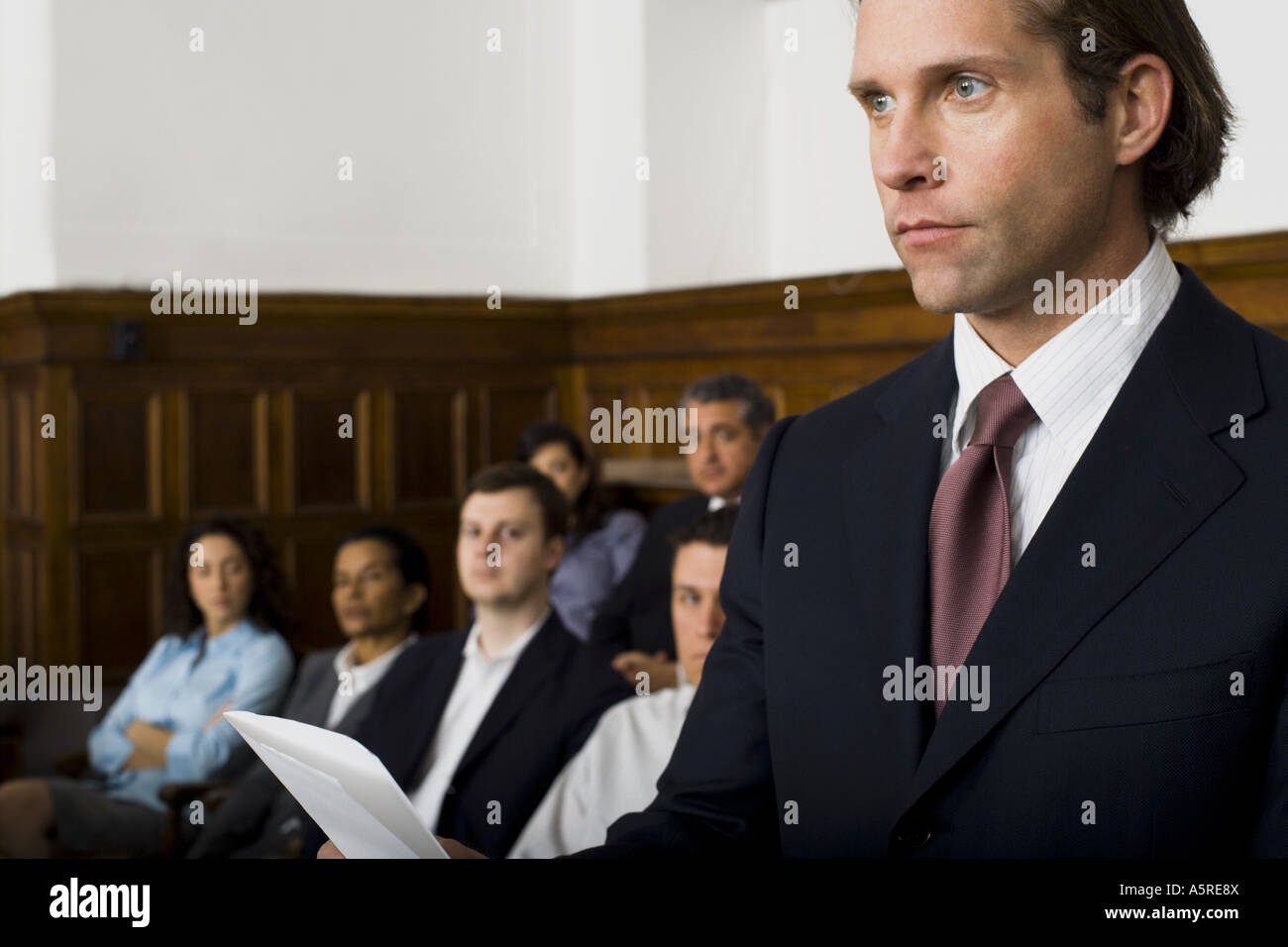 Jury box hi-res stock photography and images - Alamy
