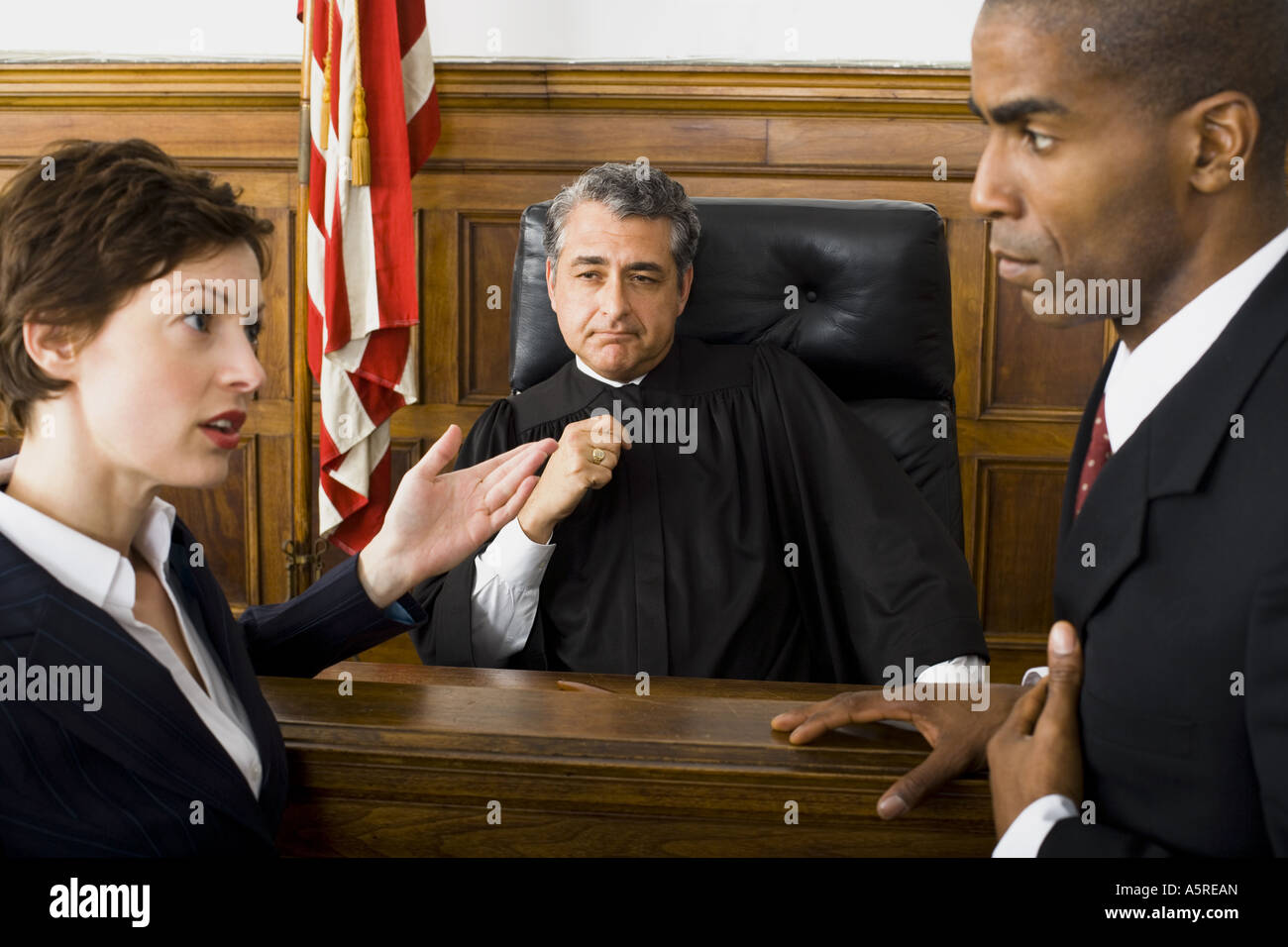Lawyers In Courtroom