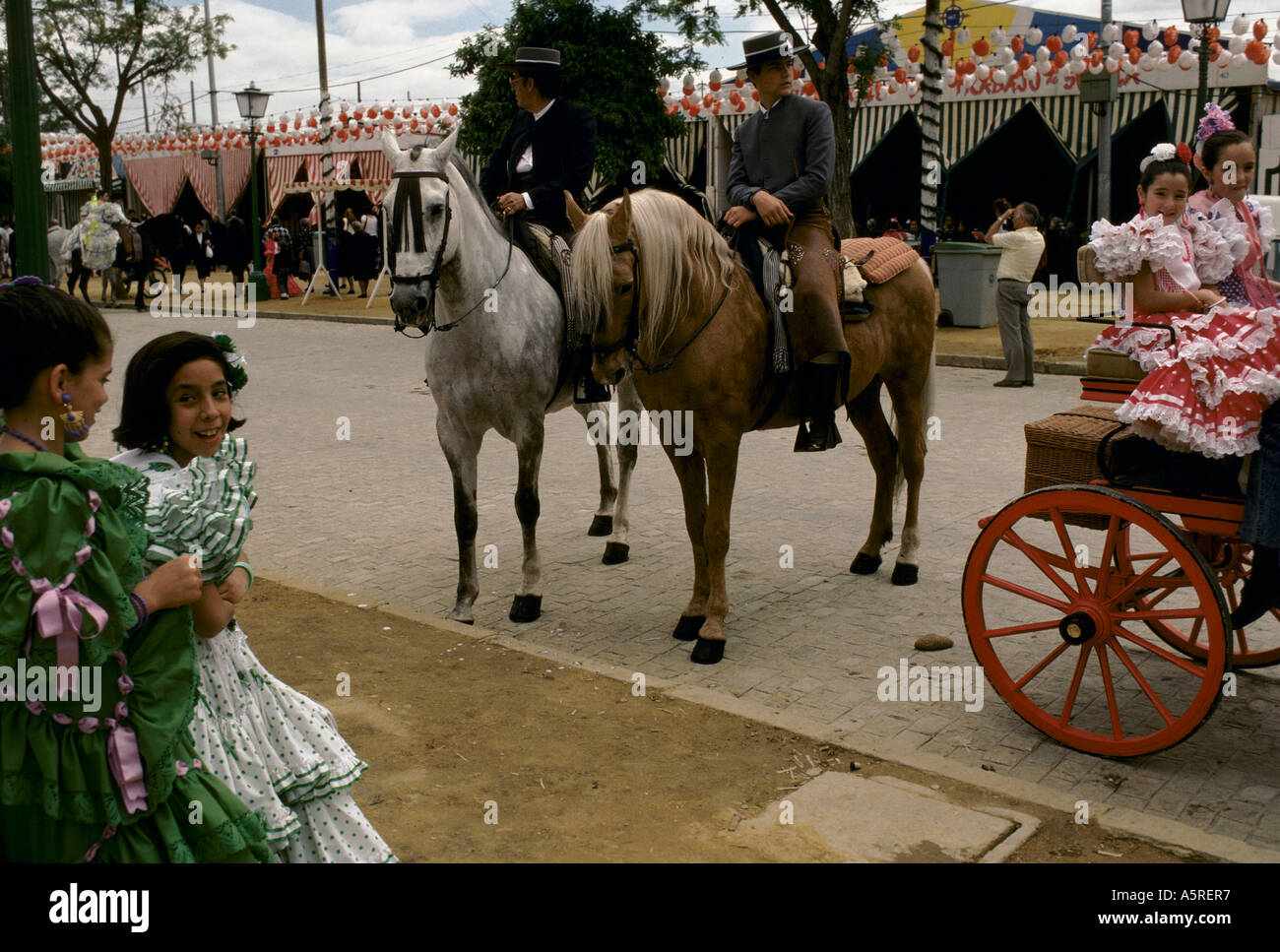 MEN ON HORSEBACK WEAR TRADITIONAL SPANISH STYLE HORSE RIDING CLOTHES ...