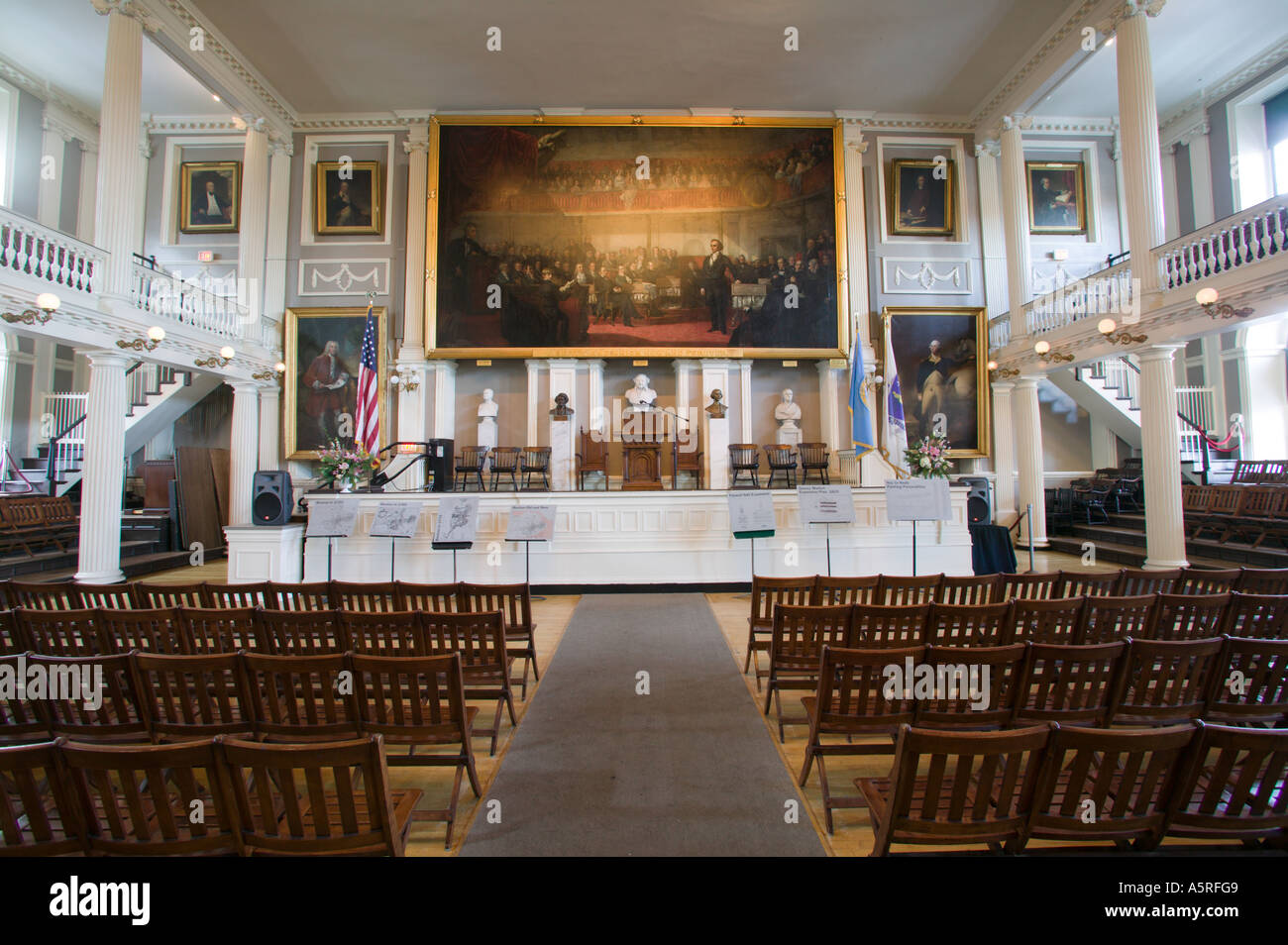 Faneuil hall interior hi-res stock photography and images - Alamy