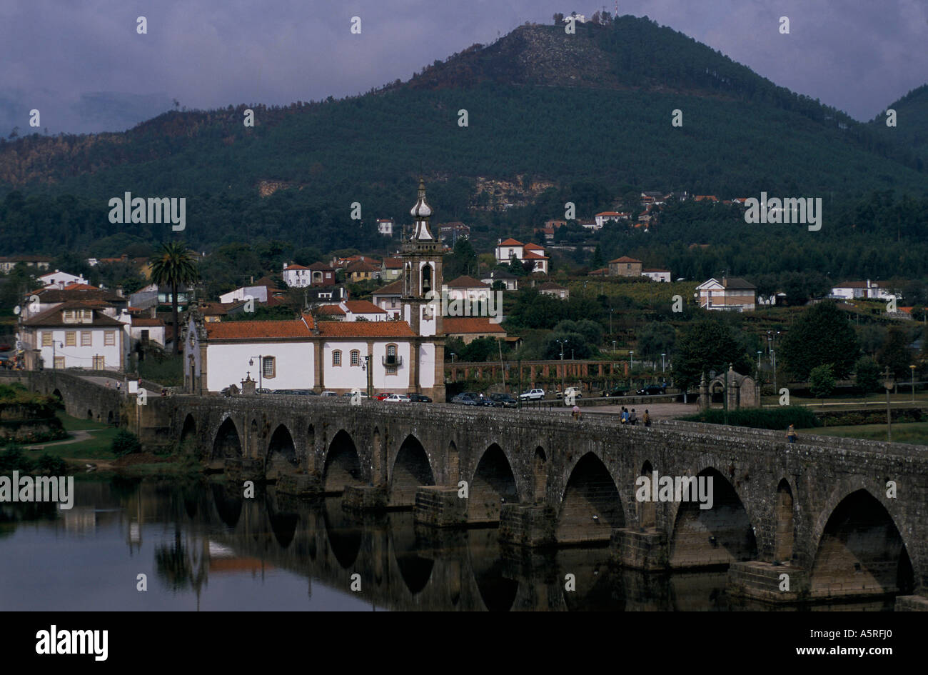 LIMA BRIDGE, PONTE DE LIMA TOWN, THE OLDEST ROMAN BRIDGE IN PORTUGAL ...