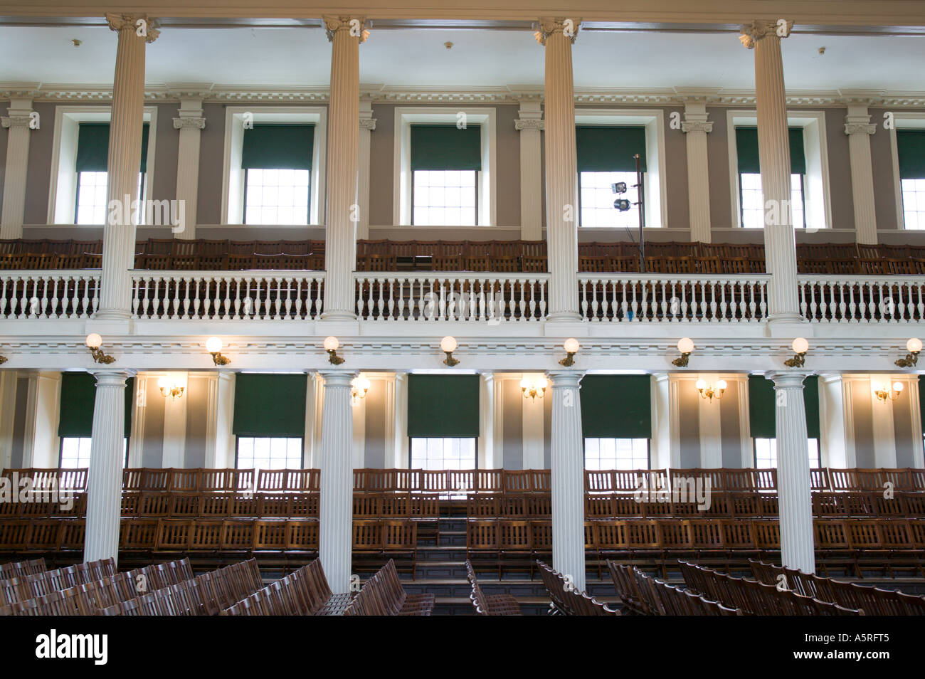 Interior of Faneuil Hall Birthplace of Liberty Boston Massachusetts ...