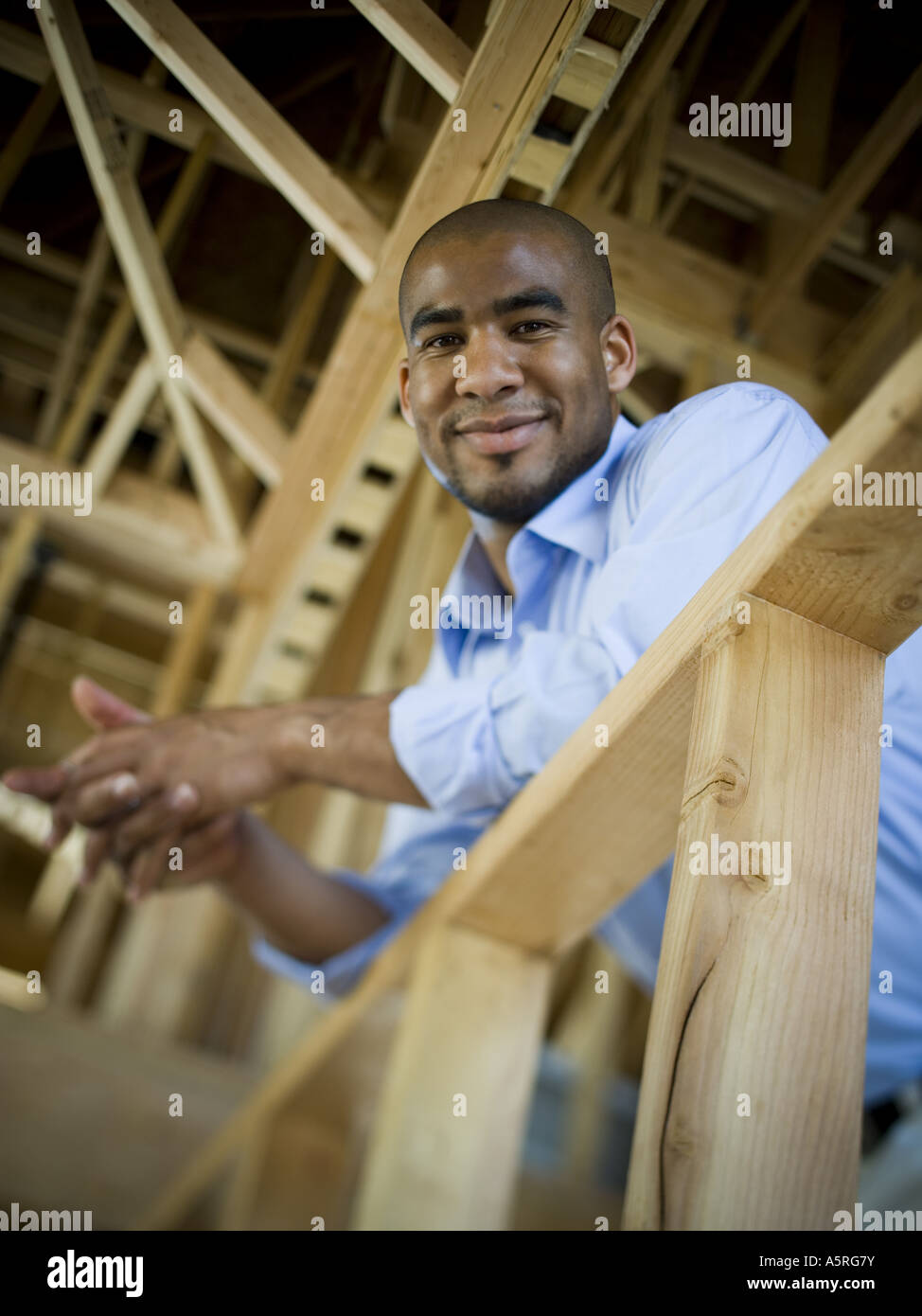 Portrait of a young man smiling Stock Photo - Alamy