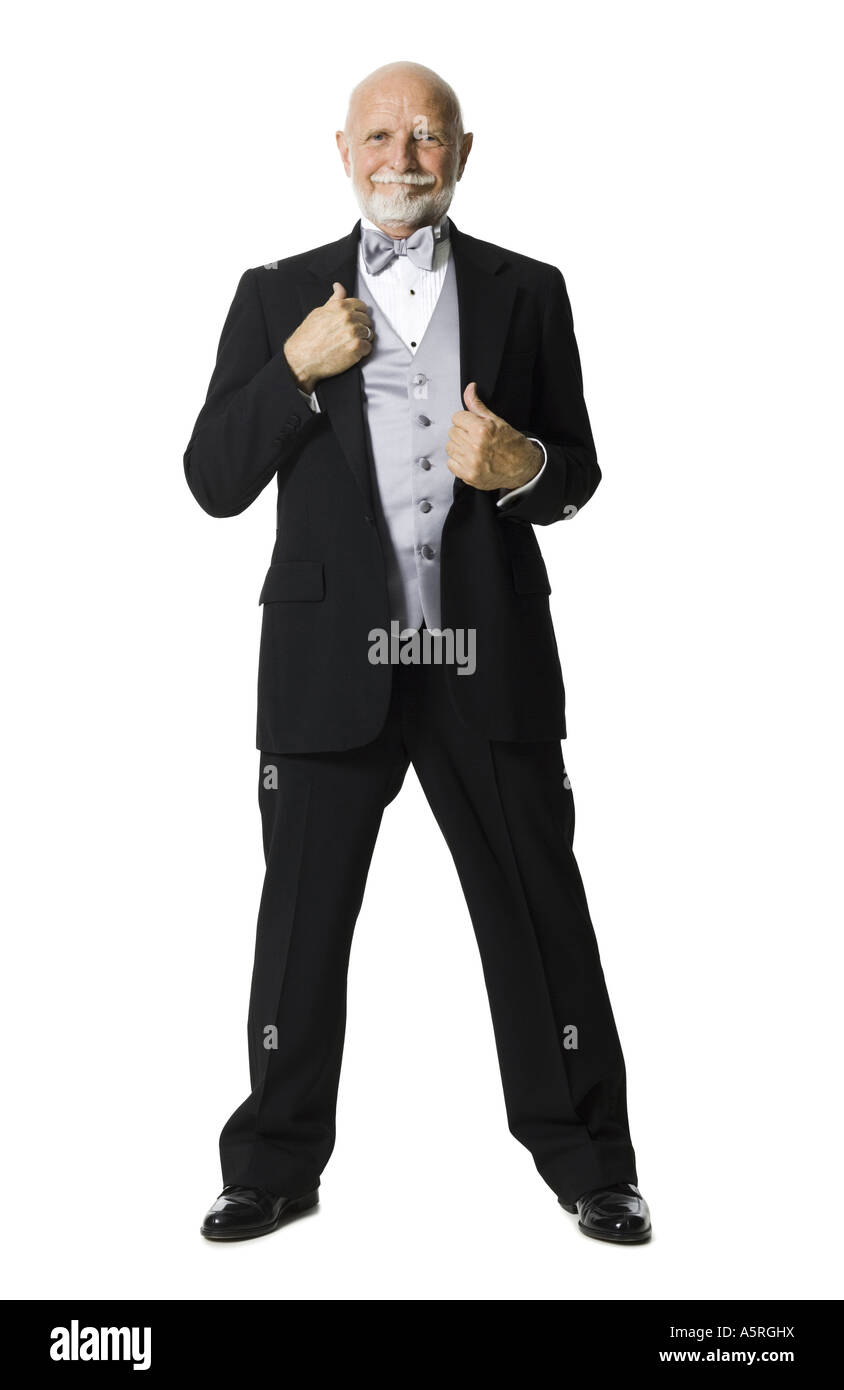 Portrait of a senior man smiling Stock Photo - Alamy