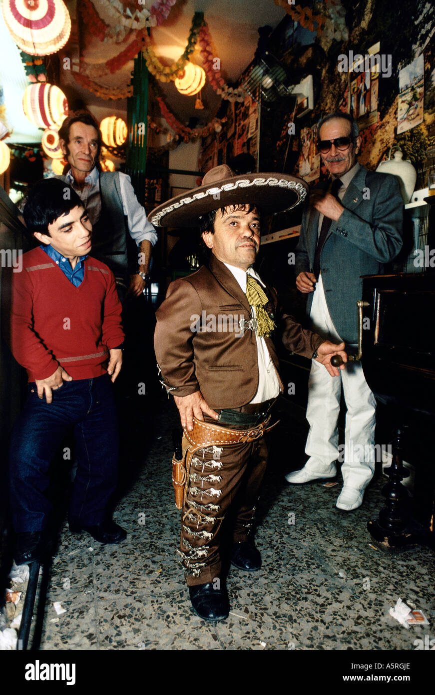 MODESTO, A BULLFIGHTING DWARF DRESSES UP IN MEXICAN COSTUME AND BECOMES ...