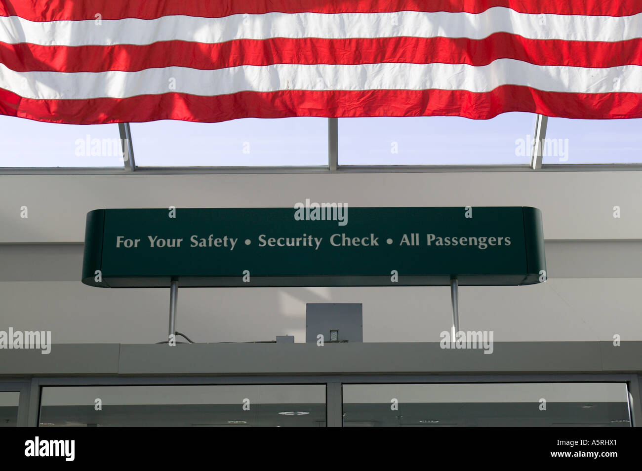 Security Checkpoint at Airport Worcester Massachusetts Stock Photo - Alamy