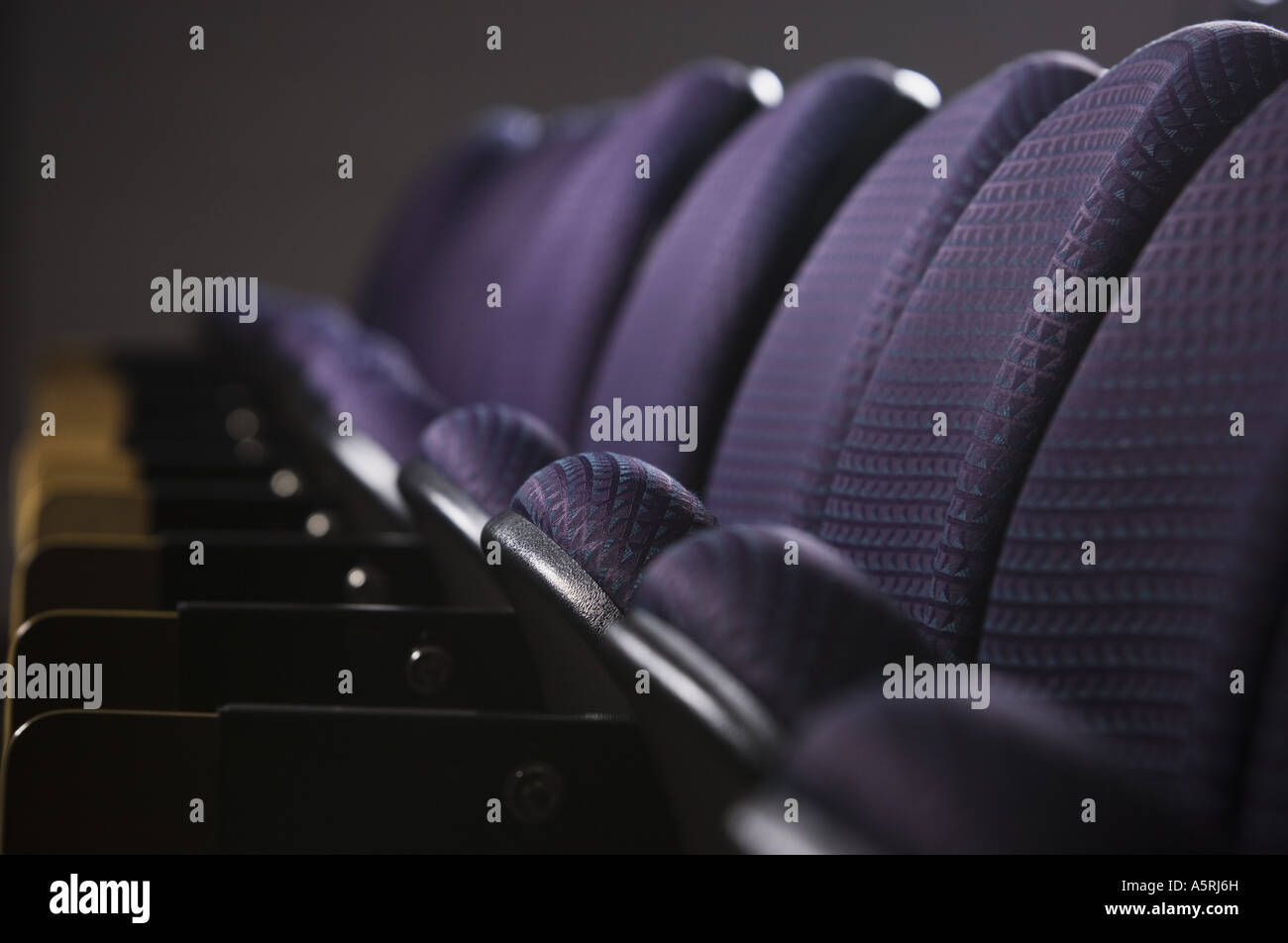 Row of empty seats Stock Photo - Alamy