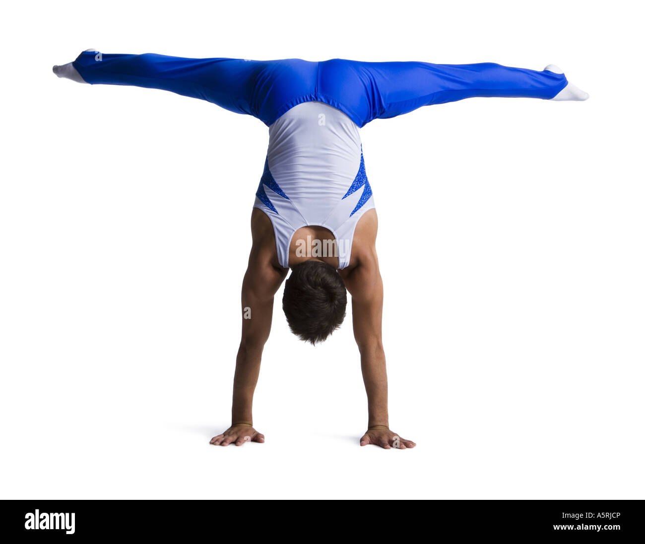 Male gymnast doing floor exercises Stock Photo - Alamy