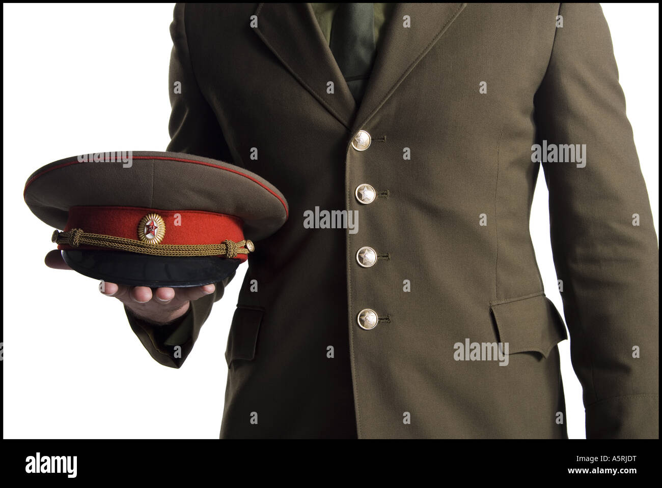 Russian military officer Stock Photo - Alamy