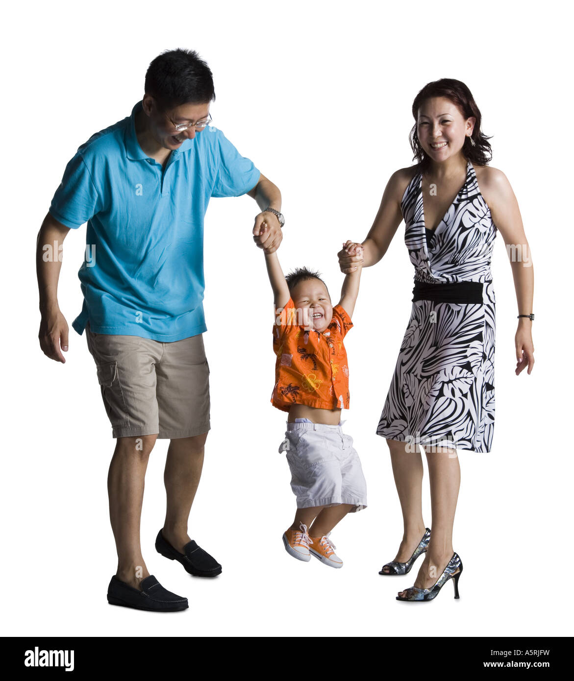 Asian parents with young boy Stock Photo - Alamy