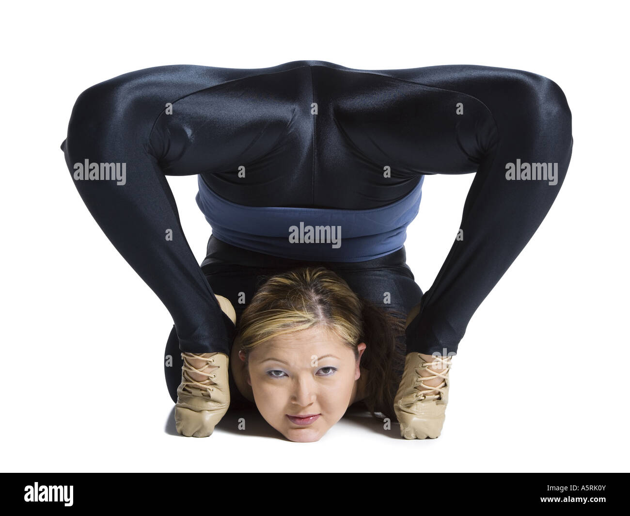 Contortionist female Cut Out Stock Images & Pictures - Alamy