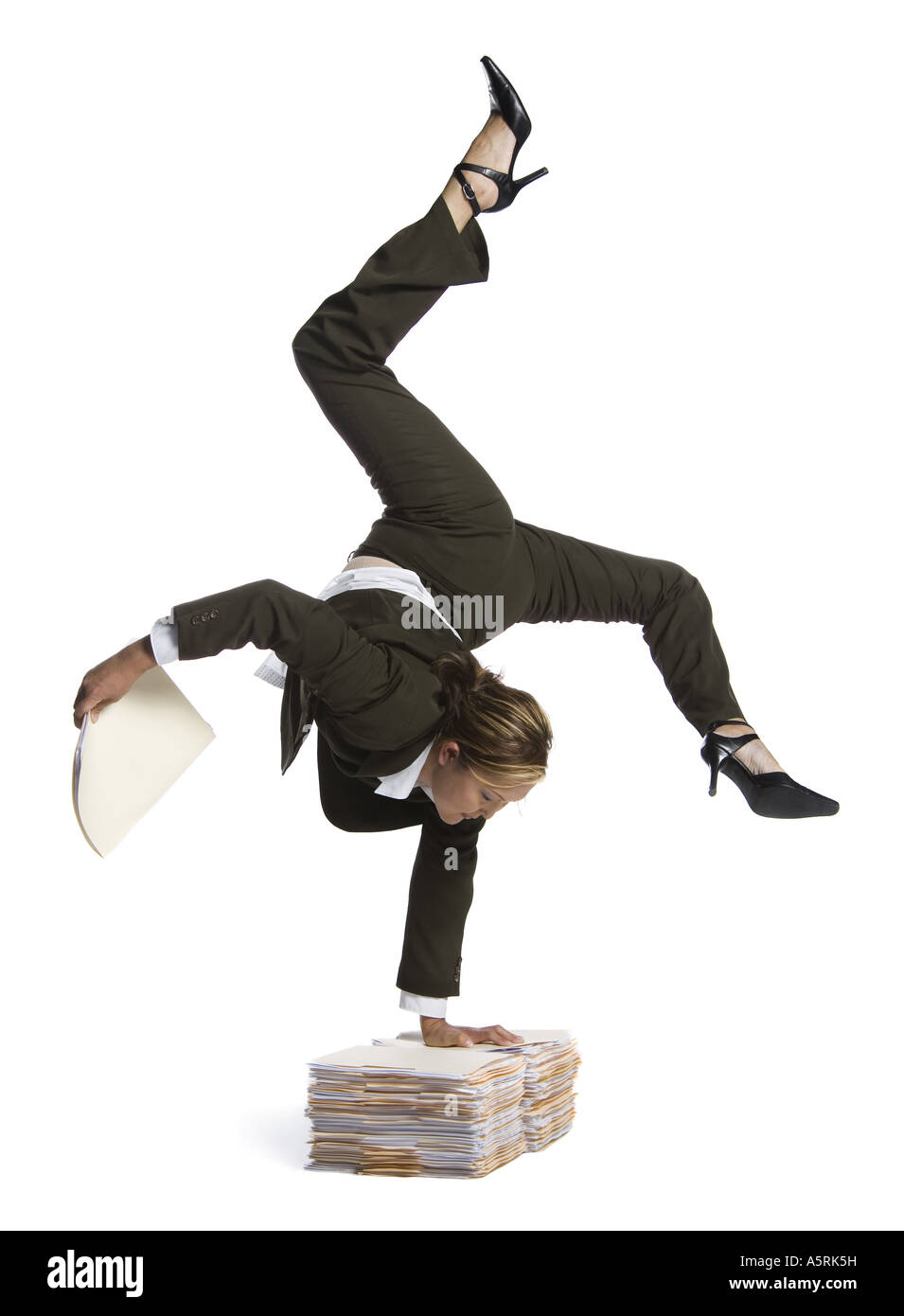 Contortionist female Cut Out Stock Images & Pictures - Alamy